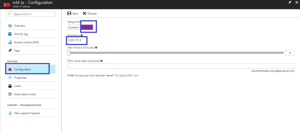 Assign Static IP Address In Azure VM. – Azure4you By Lalit Rawat
