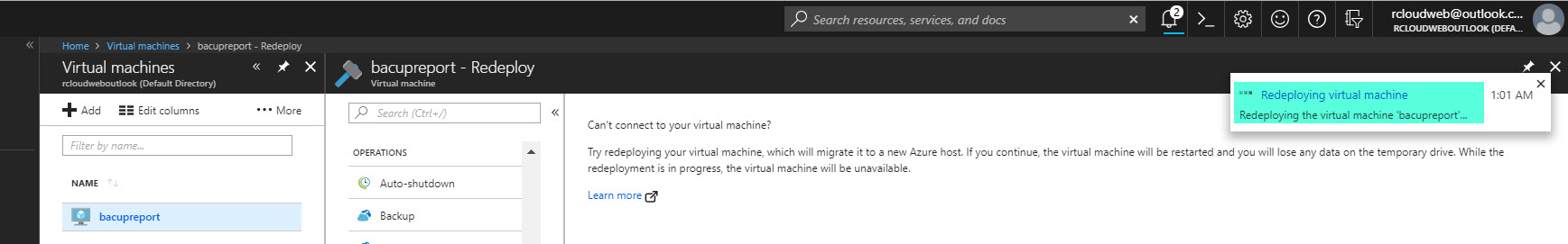 Azure VMs Redeploy – Azure4you By Lalit Rawat