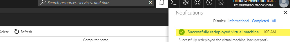 Azure VMs Redeploy – Azure4you By Lalit Rawat